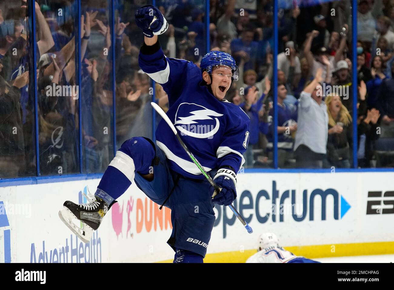 Tampa Bay Lightning left wing Ondrej Palat (18) celebrates after ...