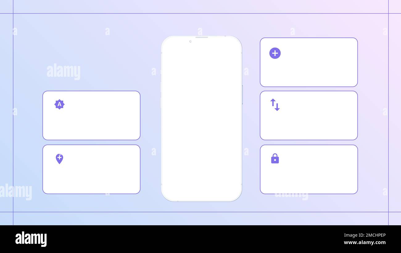 illustration design of empty slides for posters and presentation with ...