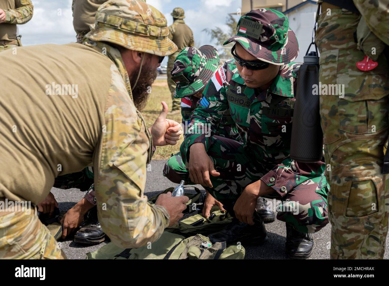 KANEOHE BAY, Hawaii (July 3, 2022) Australian Army Sgt. Corey Boyce ...