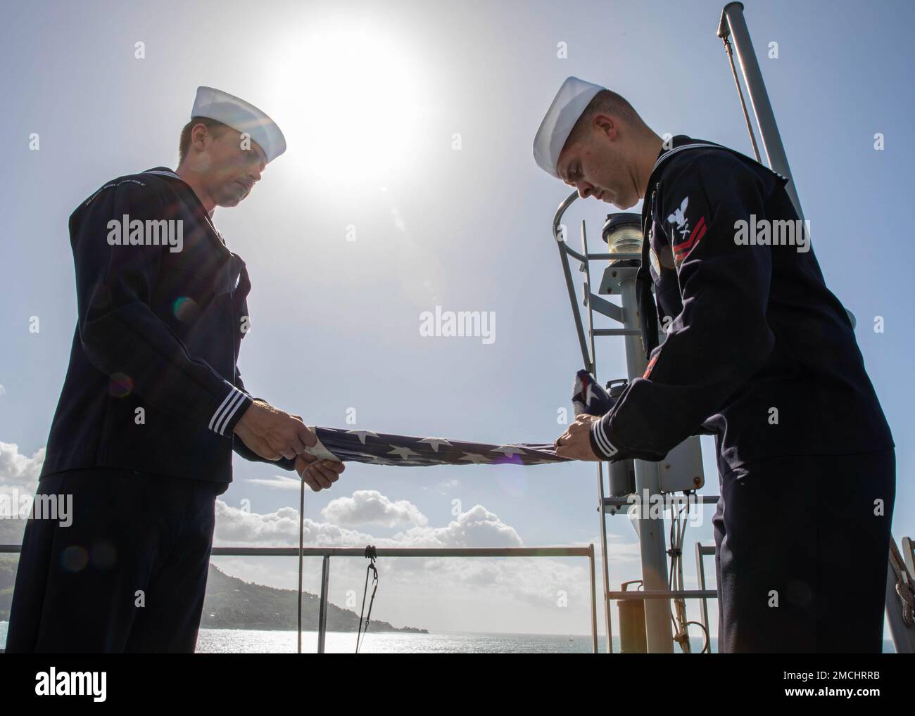 220703-N-TI693-3031 VICTORIA, Seychelles (July 3, 2022) Boatswain's ...