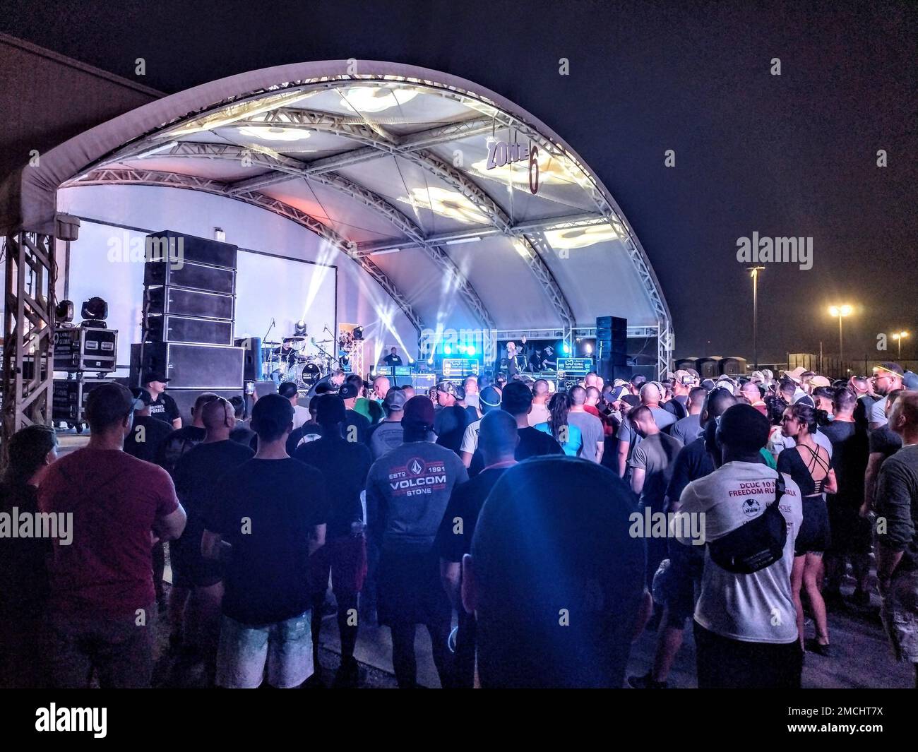 The band Drowing Pool performed for service members on Camp Arifjan ...