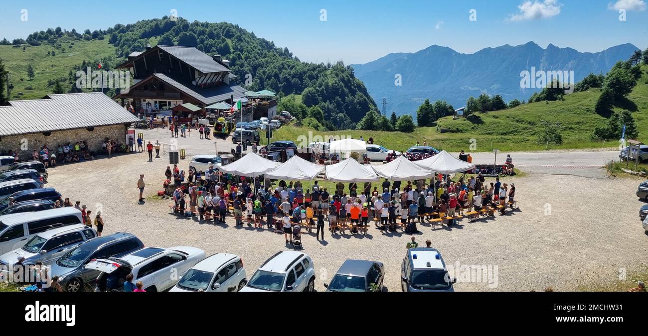 More than 200 people, including Lt. Col. Fernando Franco, gather at ...
