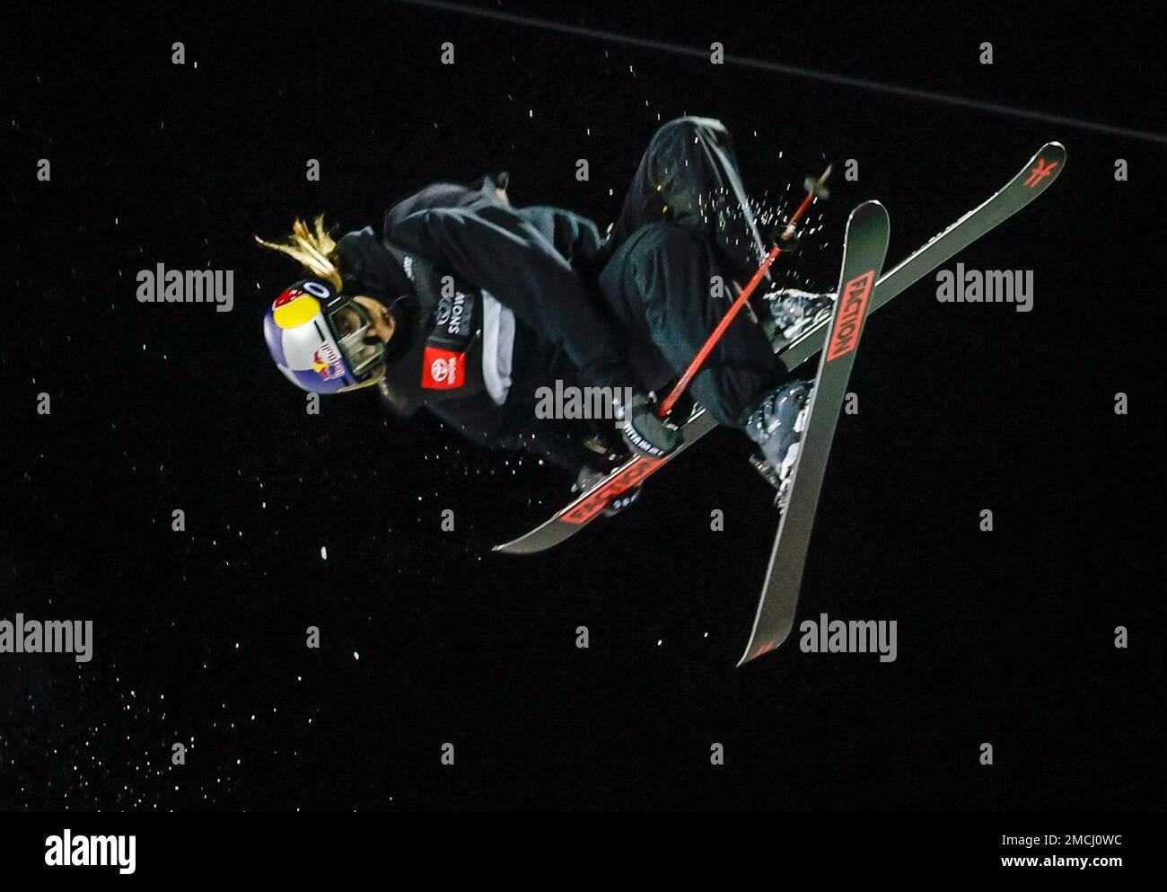 Ailing Eileen Gu of China competes during the women's World Cup ...