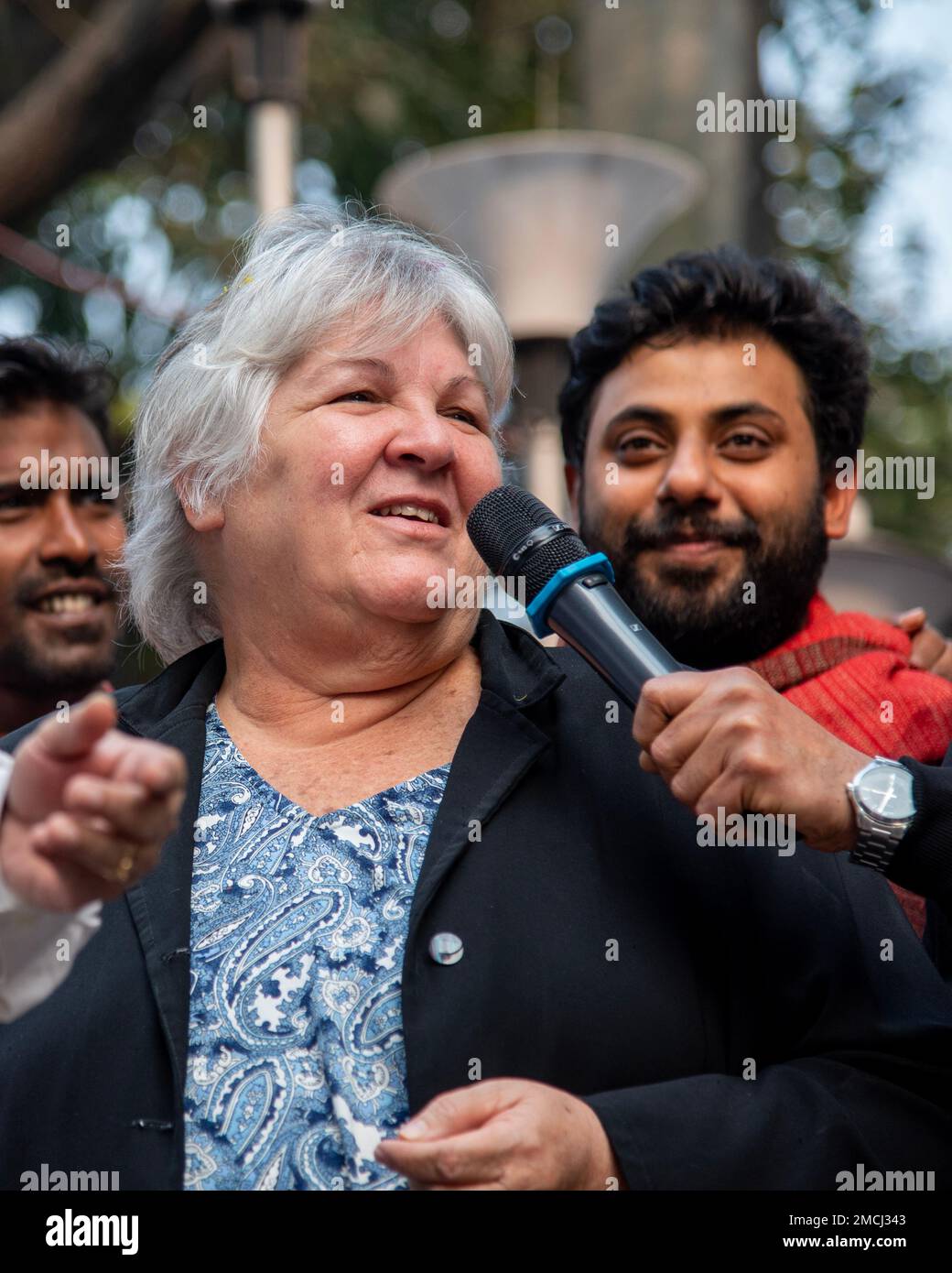 Kolkata, India. 21st Jan, 2023. Mass Felicitation program of Aleida ...