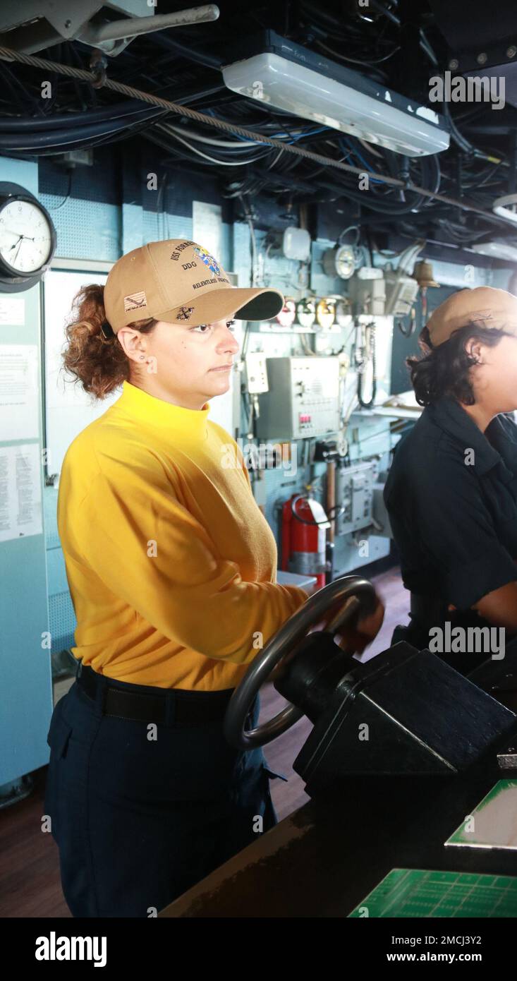 220704-N-SP805-0015 MEDITERRANEAN SEA (July 4, 2022) Boatswain’s Mate ...