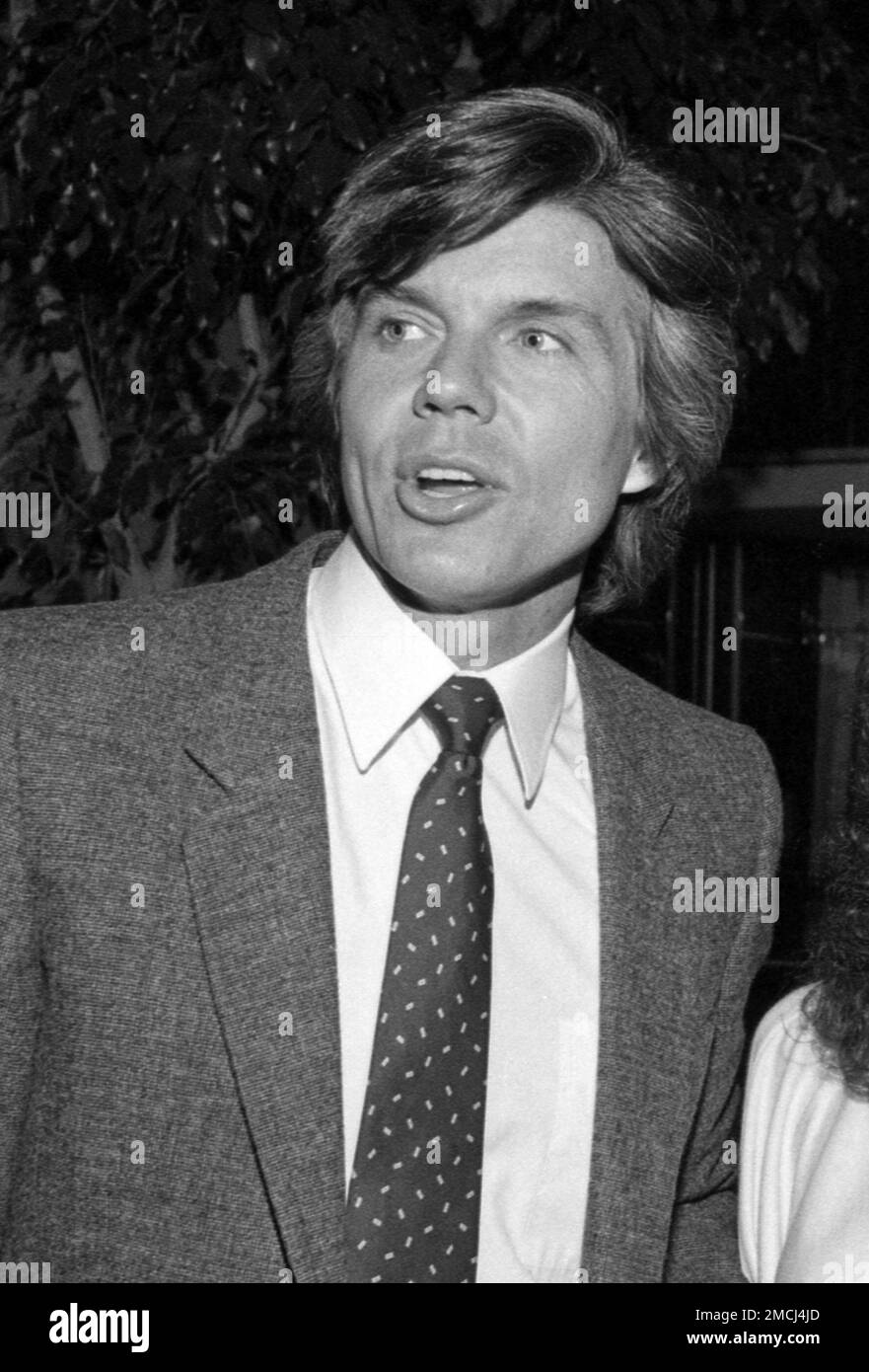 John Davidson at the ABC affiliates party at the Century Plaza Hotel on ...