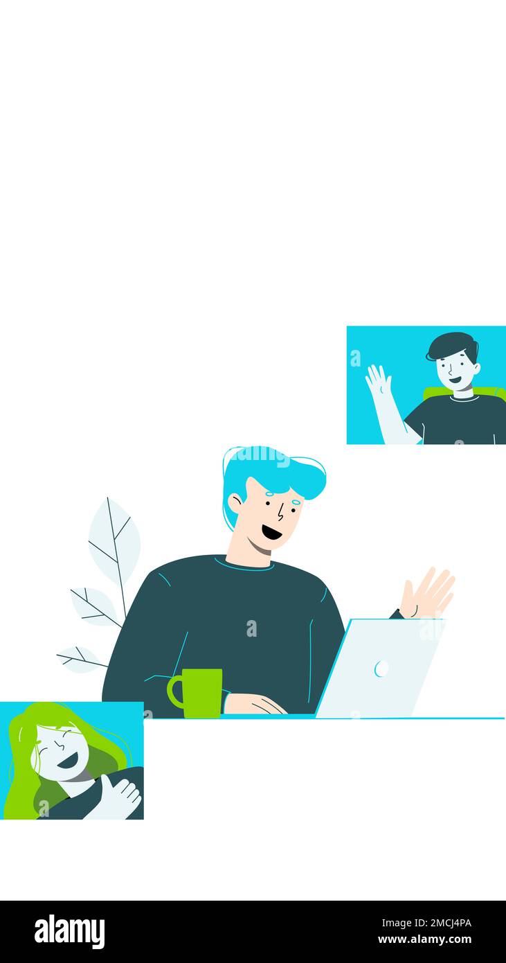 Technology mask business people Cut Out Stock Images & Pictures - Alamy