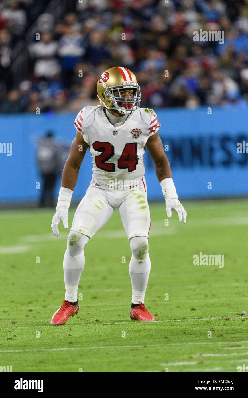 San Francisco 49ers defensive back K'Waun Williams (24) plays against ...