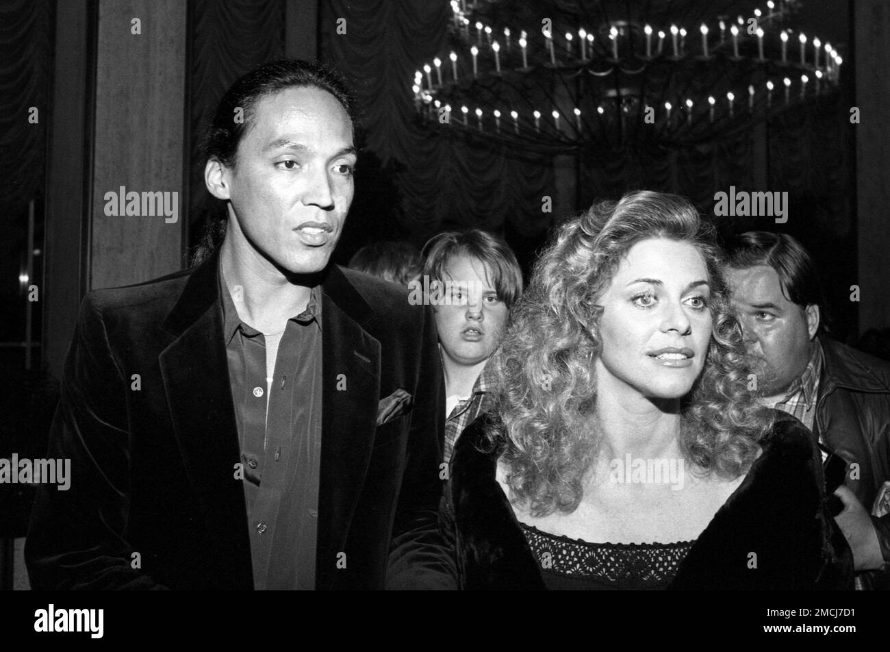 Lindsay Wagner and husband Henry Kingi at the ABC affiliates party at ...