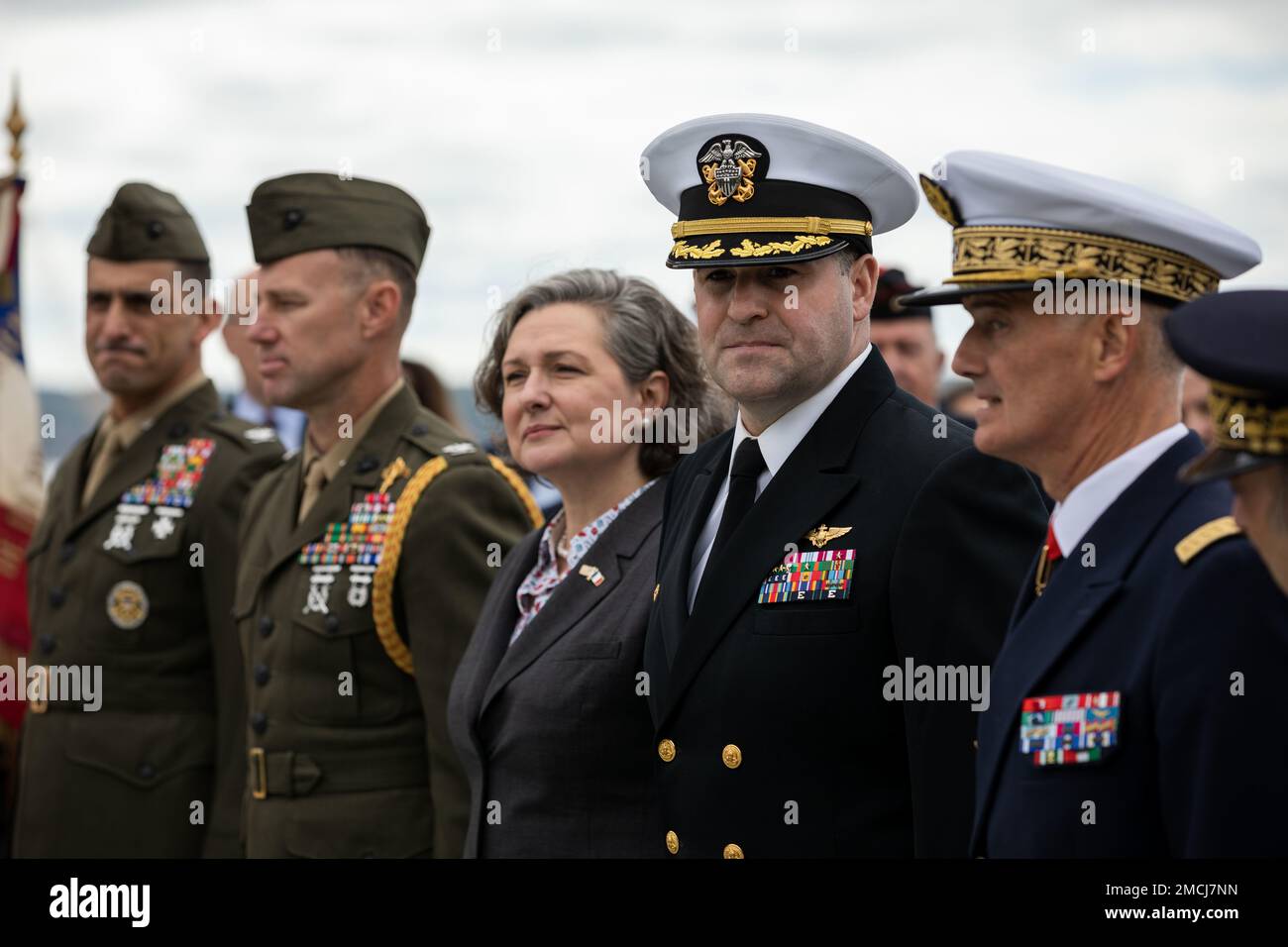 220704-N-MZ836-1238 BREST, France (July 4, 2022) From left to right, U ...