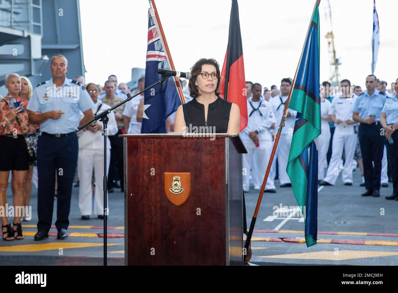 PEARL HARBOR (July 3, 2022) Ms. Andrea Gleason, Australian Consul ...