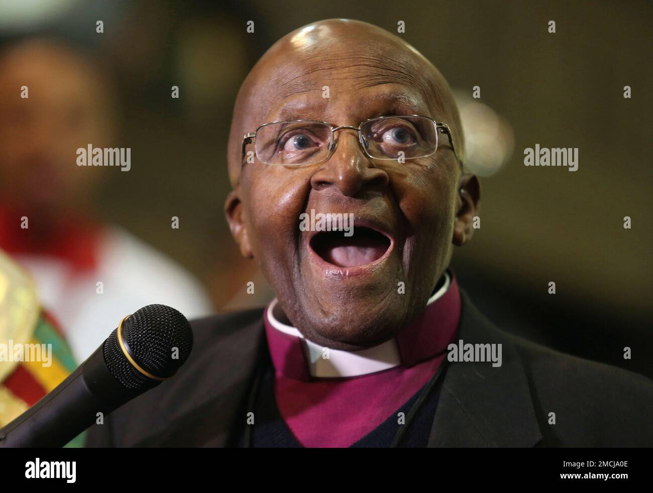 File Anglican Archbishop Emeritus Desmond Tutu Takes Part In A Mass
