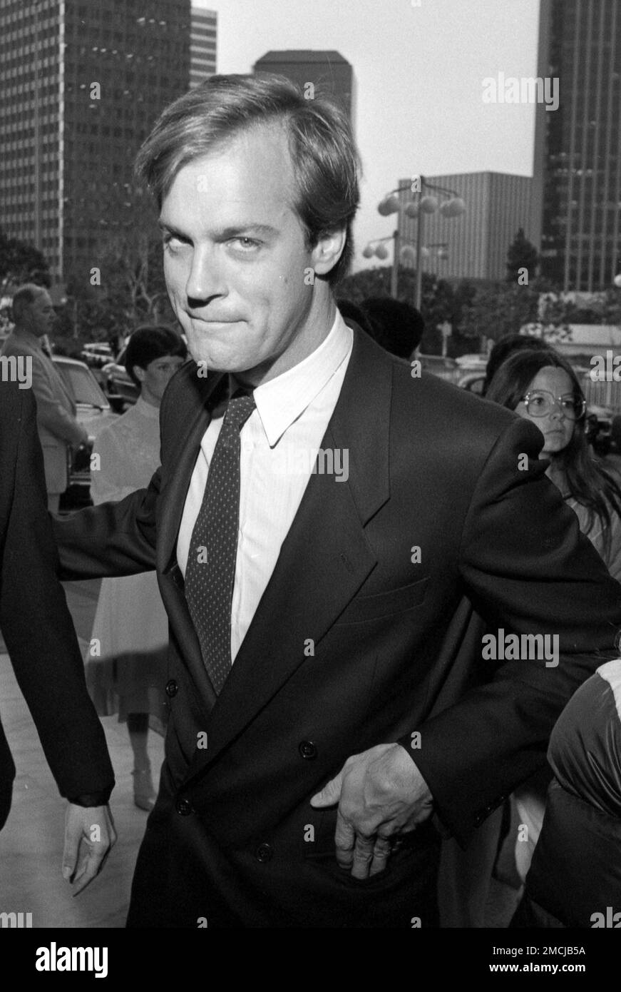Stephen Collins at the ABC affiliates party at the Century Plaza Hotel ...