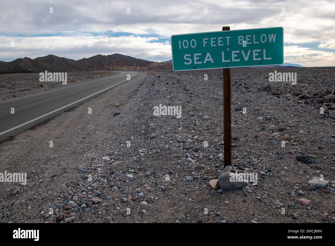 Parts of Death Valley National Park are below sea level, as this ...