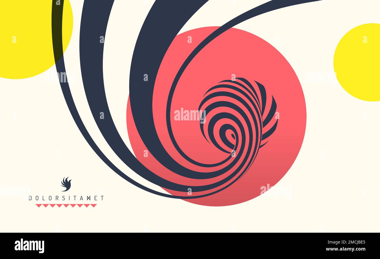 Background with optical illusion. Pattern can be used as a template for ...