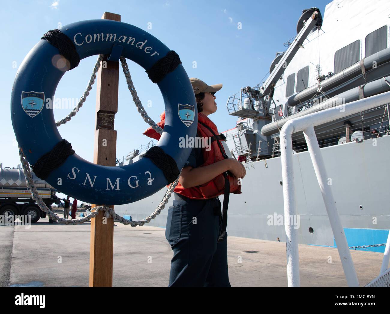 220704-N-DH616-0001 TARANTO, Italy (July 4, 2022) Seaman Trinity ...