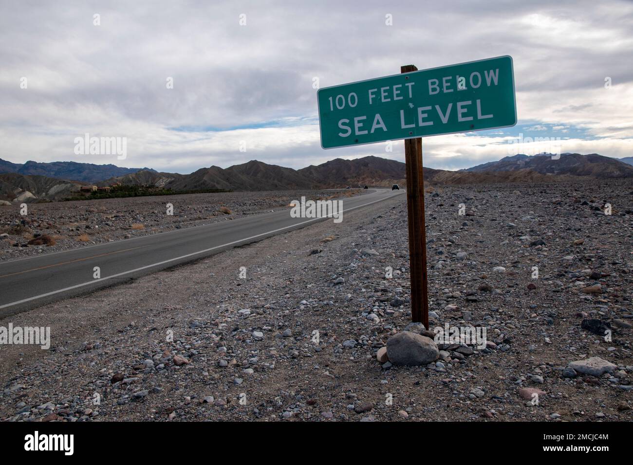 Parts of Death Valley National Park are below sea level, as this ...