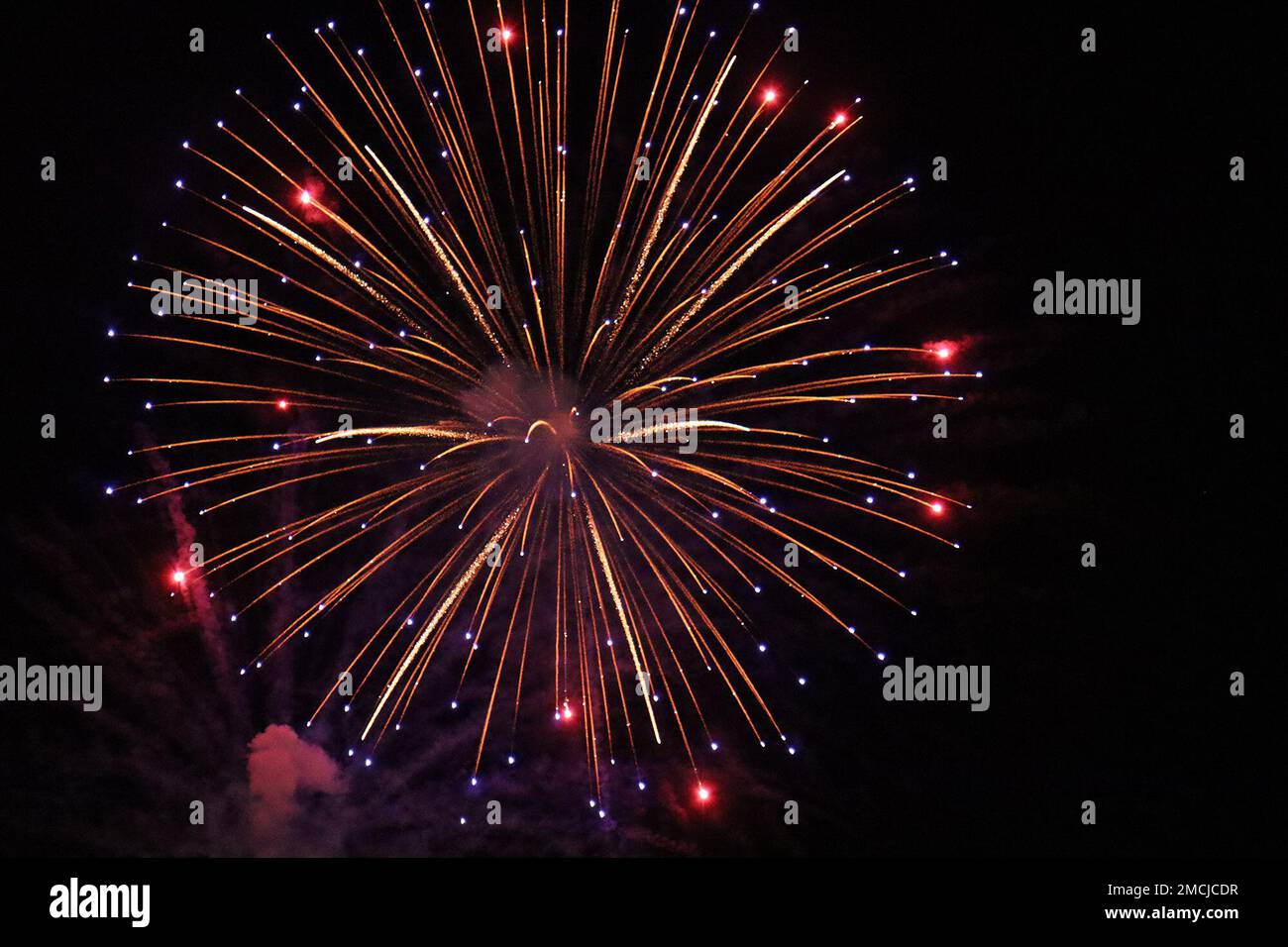 Fireworks rain across the Division Parade Field July 4 at the ...