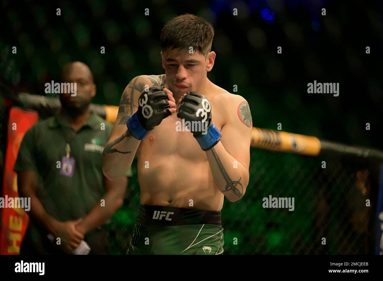 Rio De Janeiro, Brazil. 22nd Jan, 2023. Brandon Moreno during UFC 283 ...