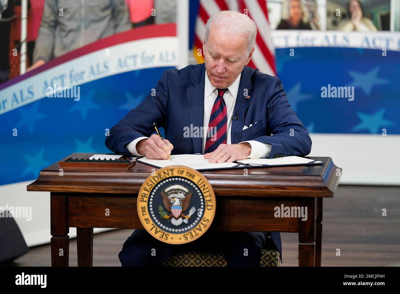 President Joe Biden signs the "Accelerating Access to Critical ...