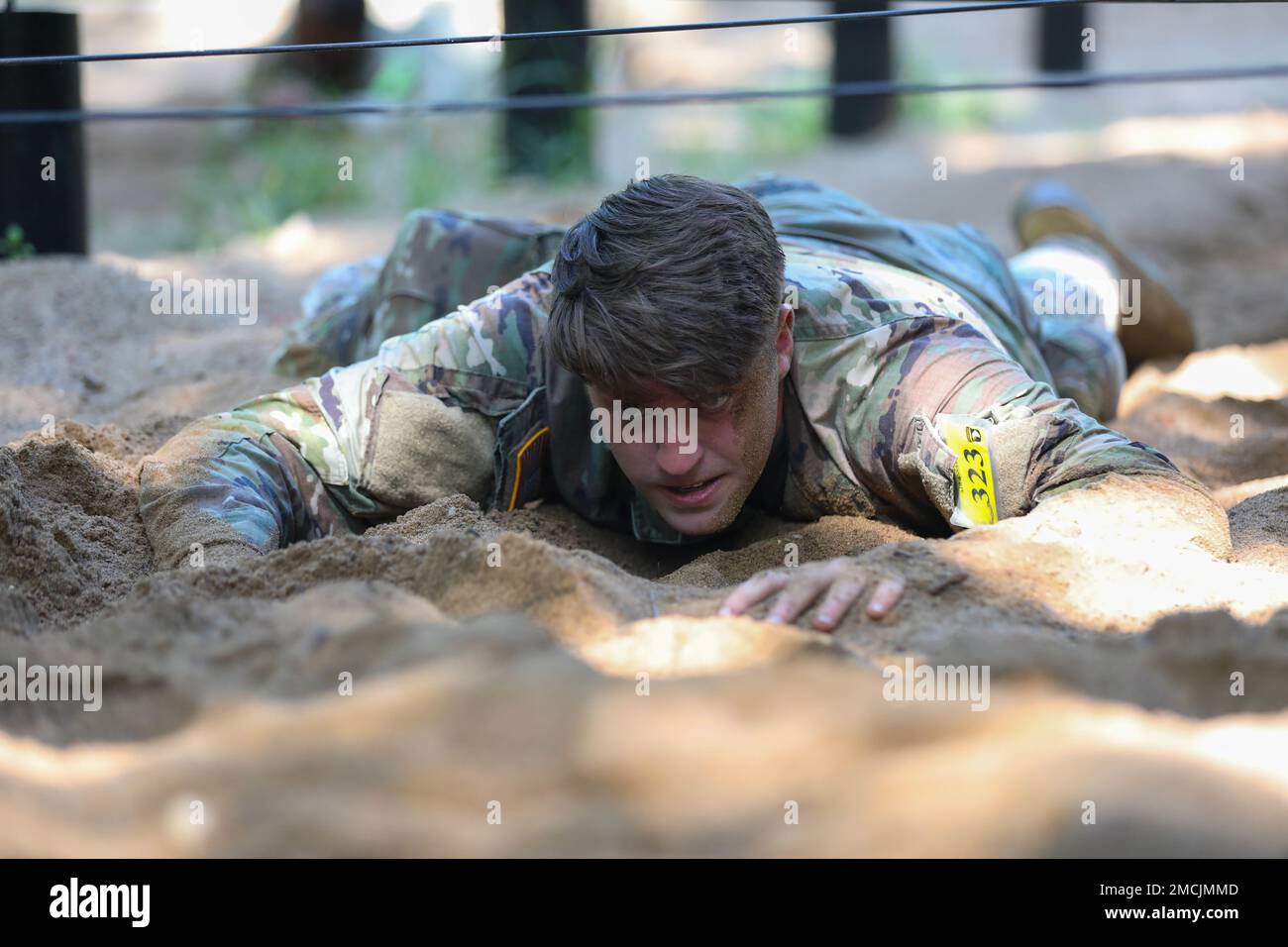 Specialist Andrew Spratley of 3rd Battalion, 320th Field Artillery ...