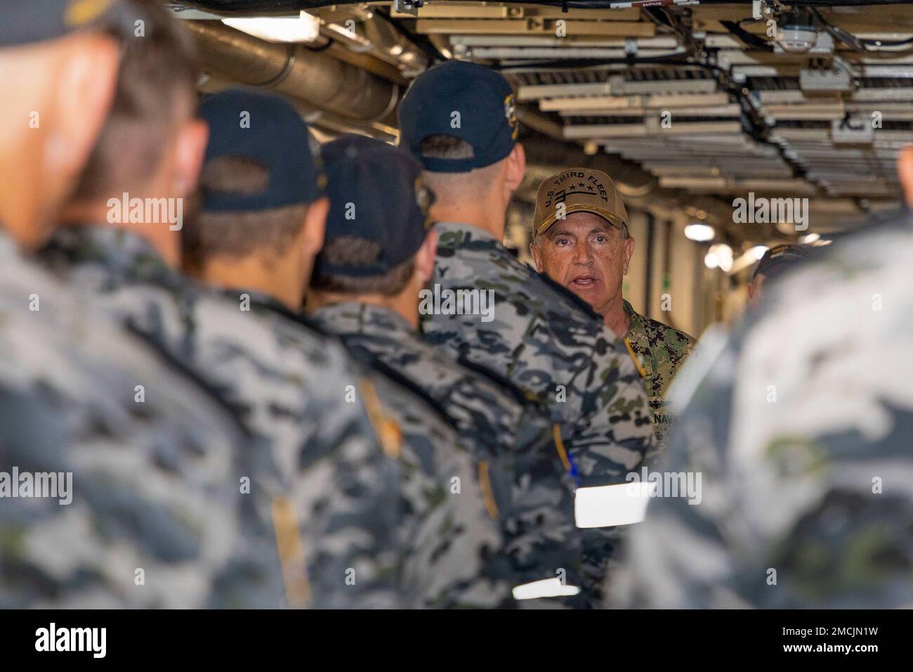 PEARL HARBOR (July 05, 2022) U.S. Navy Vice Adm. Michael Boyle, Rim of ...