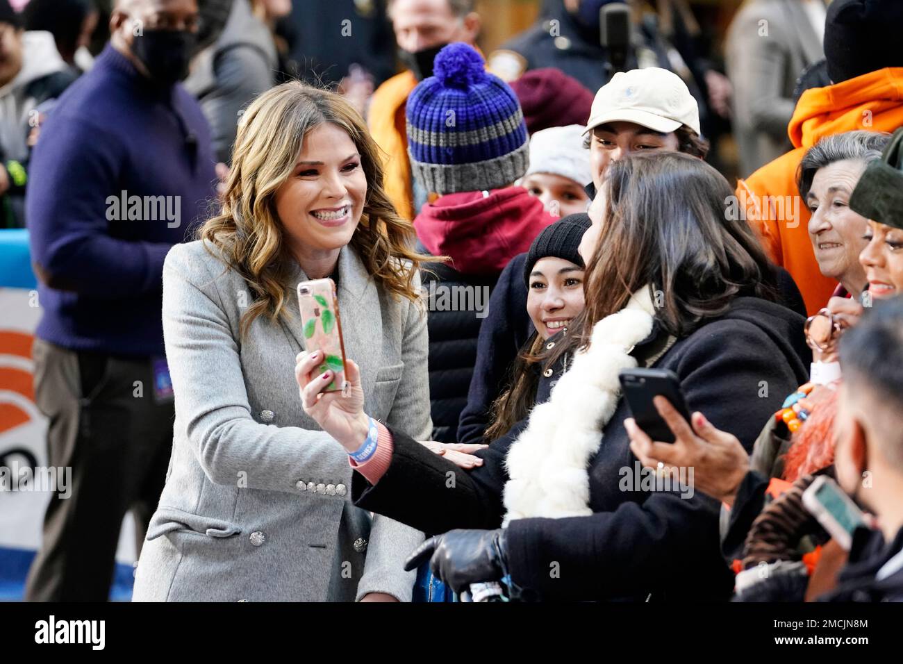Jenna Bush Hager meets with fans on NBC's "Today" show at Rockefeller ...