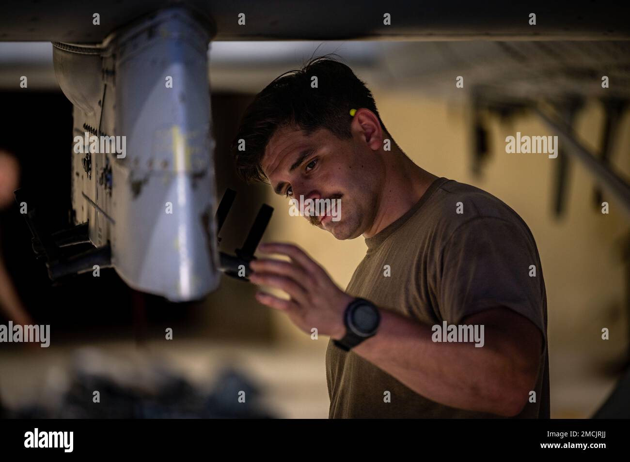 Staff Sgt. Jake Dromgold, 25th Fighter Generation Squadron crew chief ...