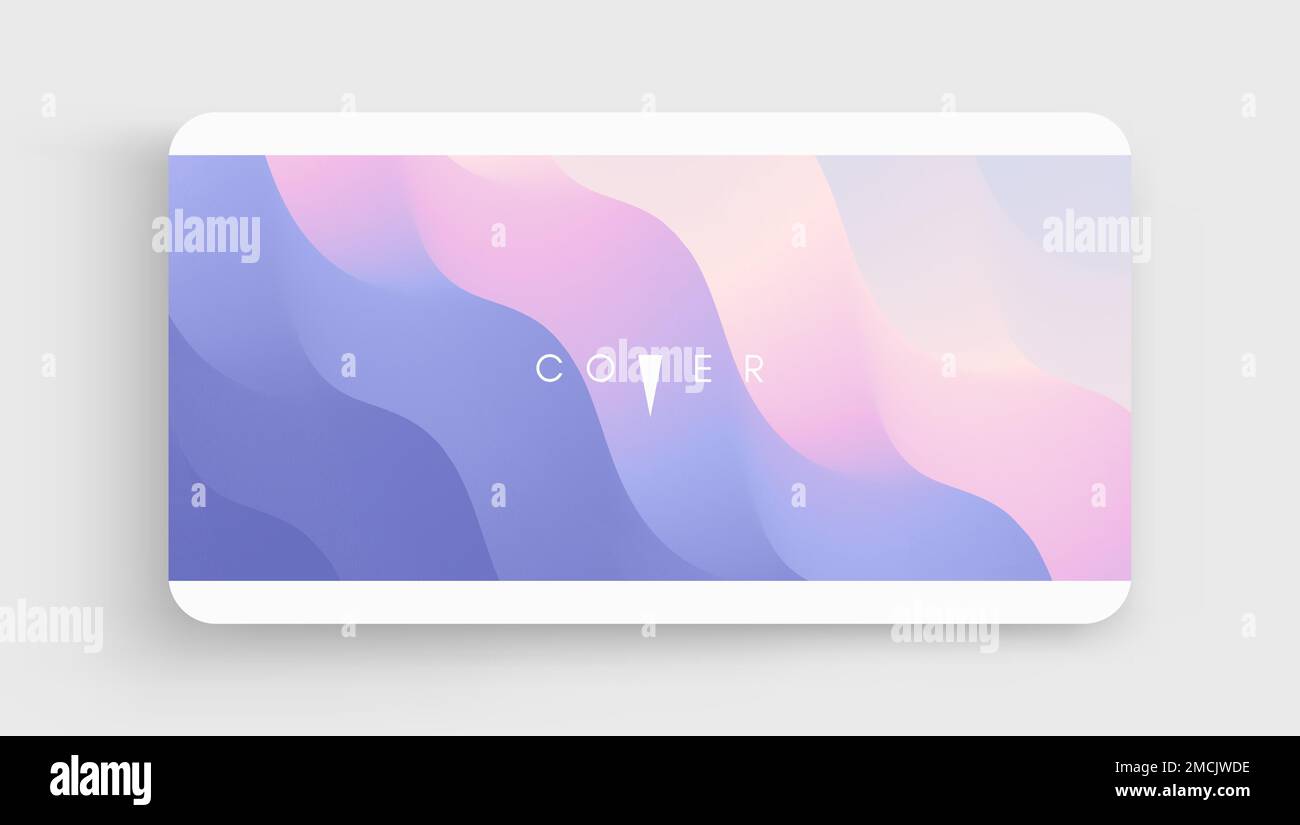 Cover design template with color gradients. Abstract background. Modern ...
