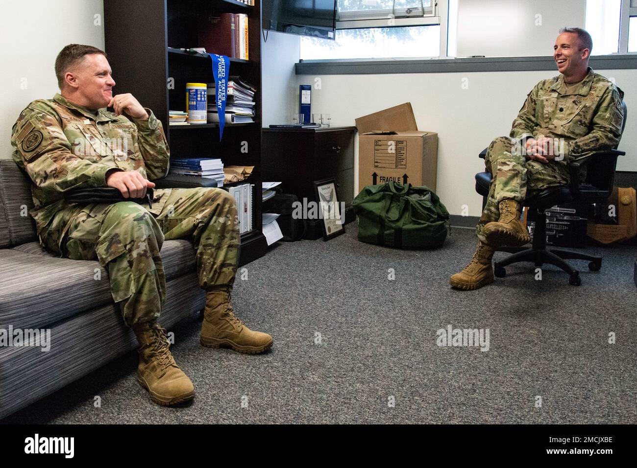 Brig. Gen. William H. Kale III, left, Air Force Director of Civil ...