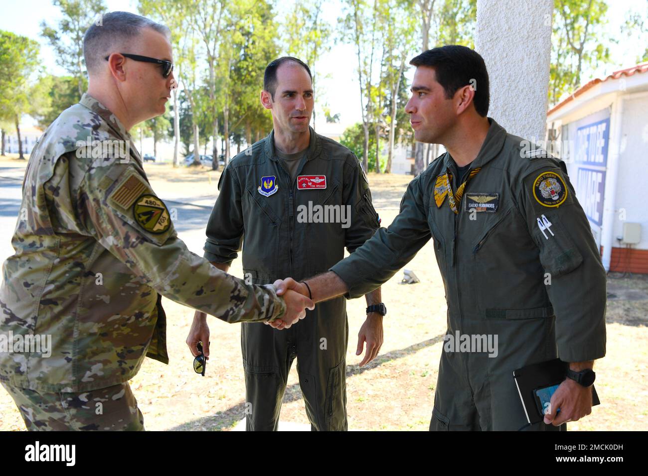 U.S. Air Force Col. Thomas Graham, 52nd Operations Group commander ...