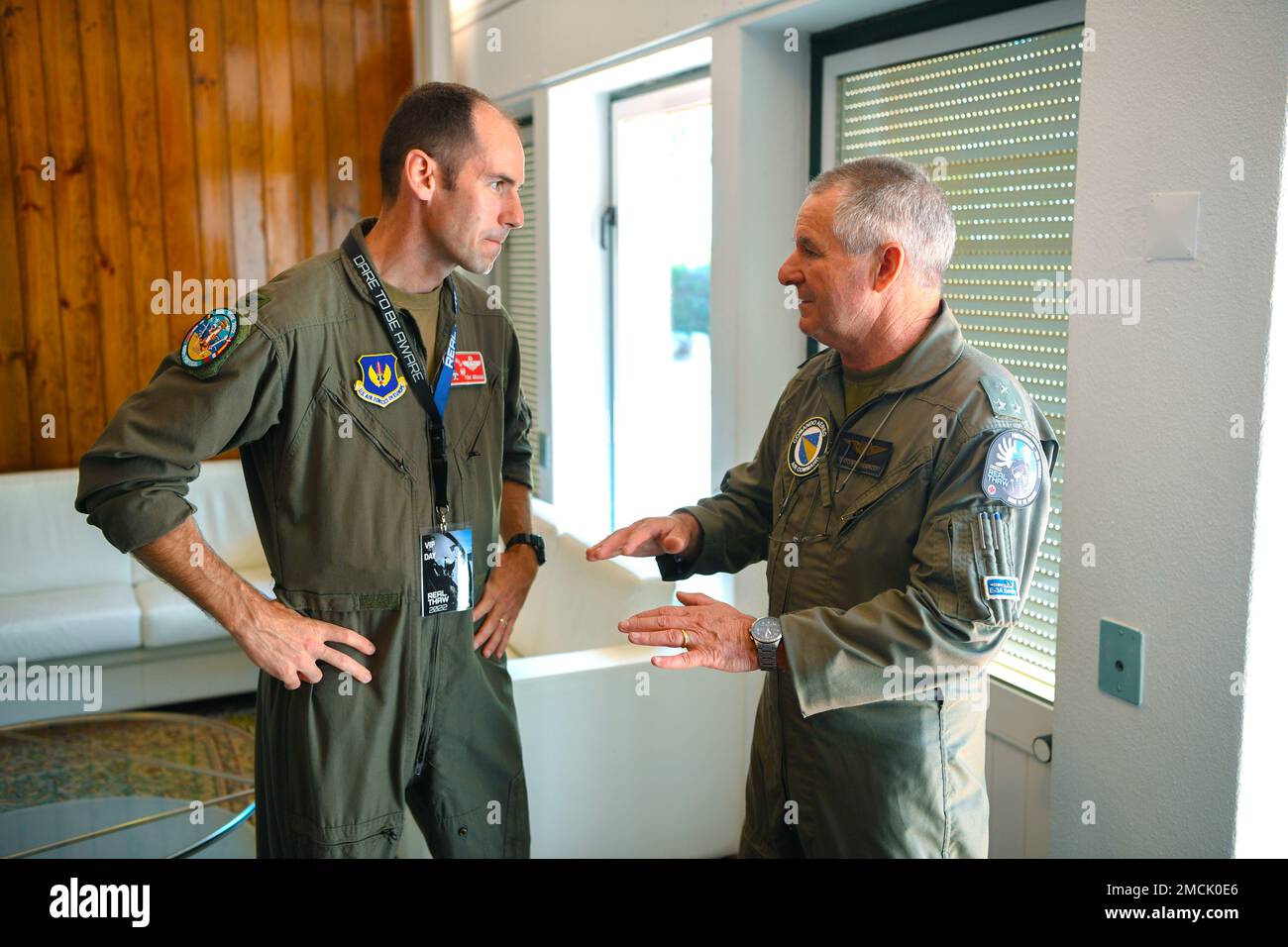 U.S. Air Force Col. Thomas Graham, 52nd Operations Group commander at ...