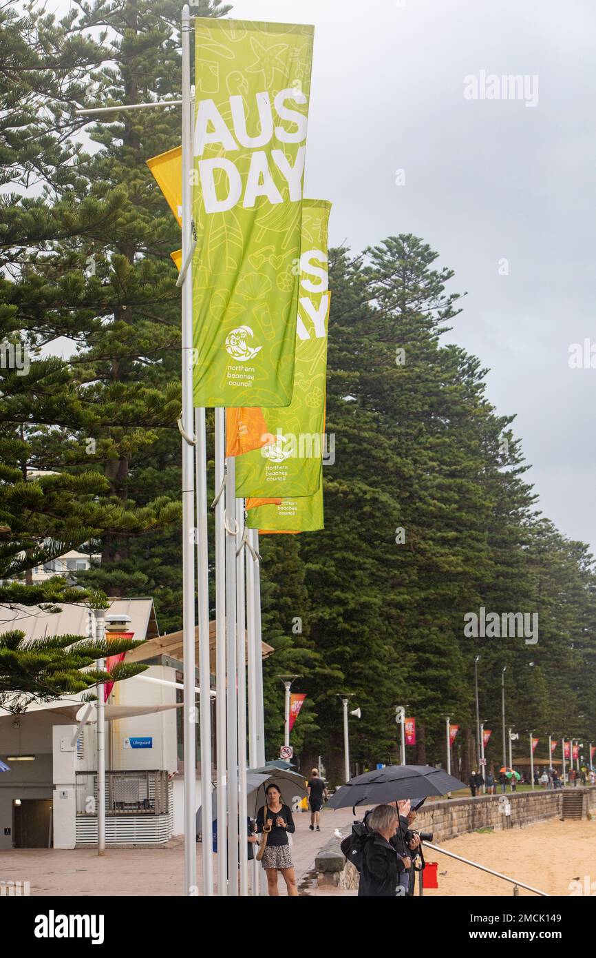 Sydney, Australia. Sunday 22nd January 2023 Manly Beach Sydney ...