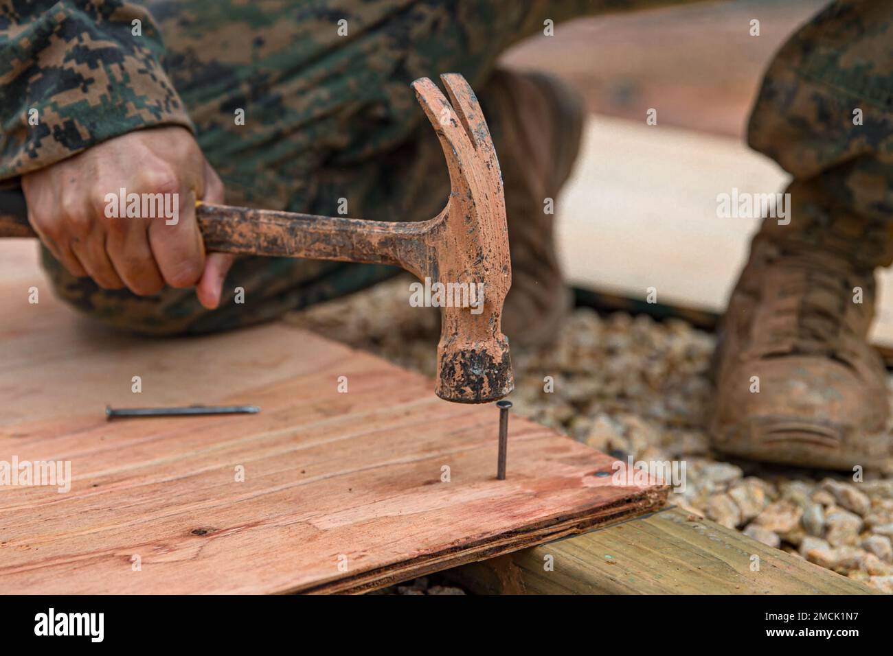 U.S. Marine Corps Pfc. Brayan Cordovagonzalez, a heavy equipment ...