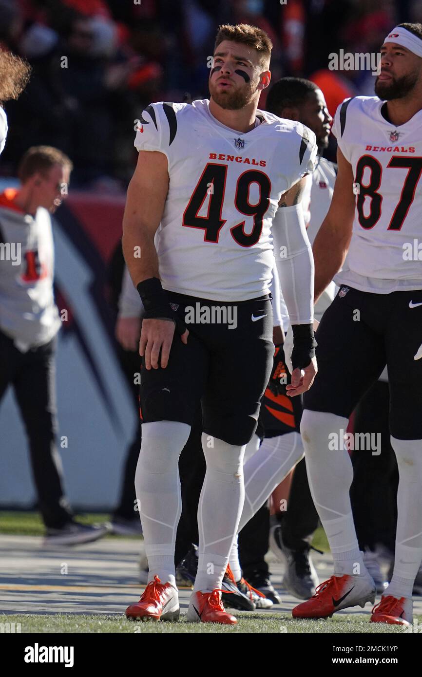 Cincinnati Bengals linebacker Joe Bachie (49) against the Denver ...