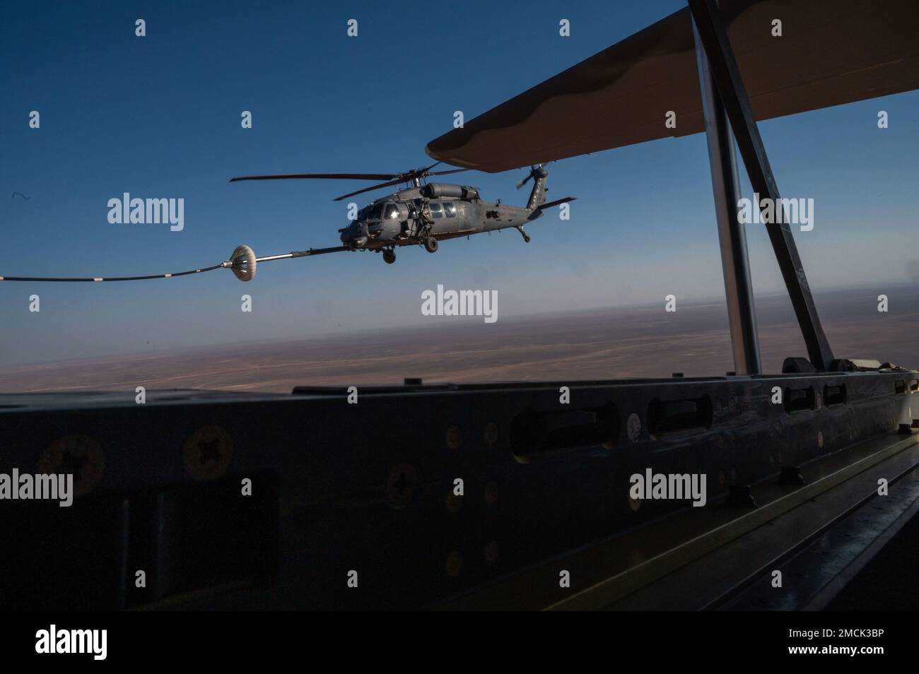 A U.S. Air Force HH-60 Pave Hawk, assigned to the 46th Expeditionary ...