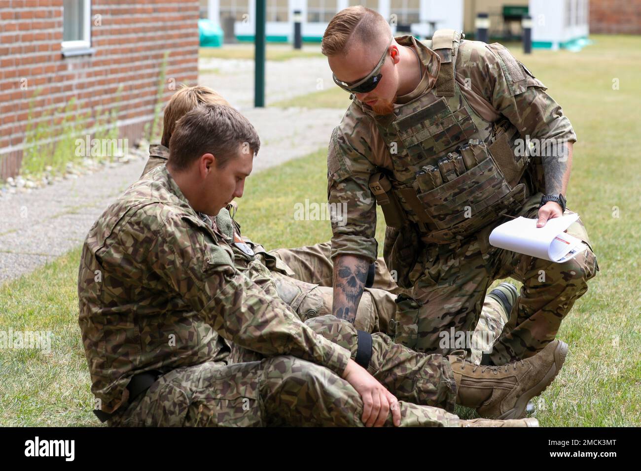Participants for MREP 2022 work together on team building exercises at ...