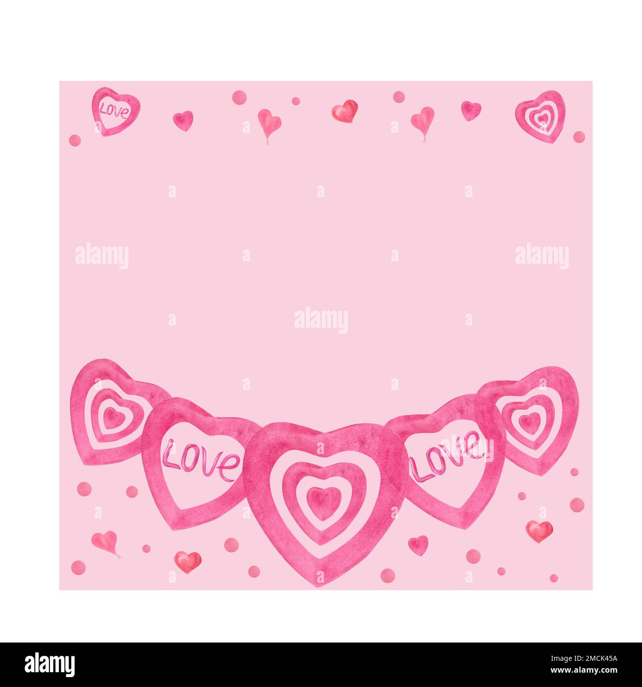 Wedding cards collection pink Cut Out Stock Images & Pictures - Alamy