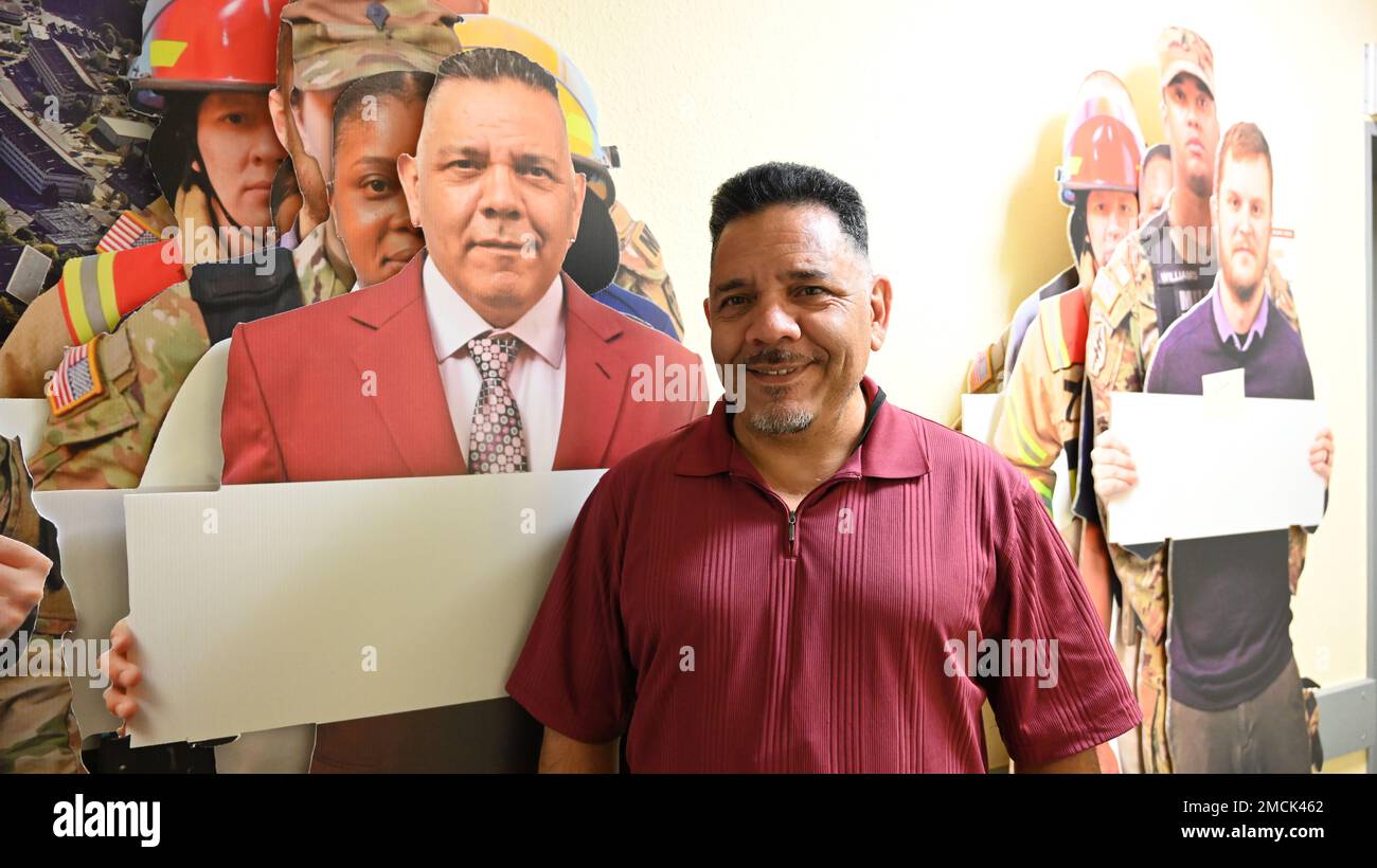Daniel Lopez poses with to two-dimensional Daniel Lopez – one of the ...