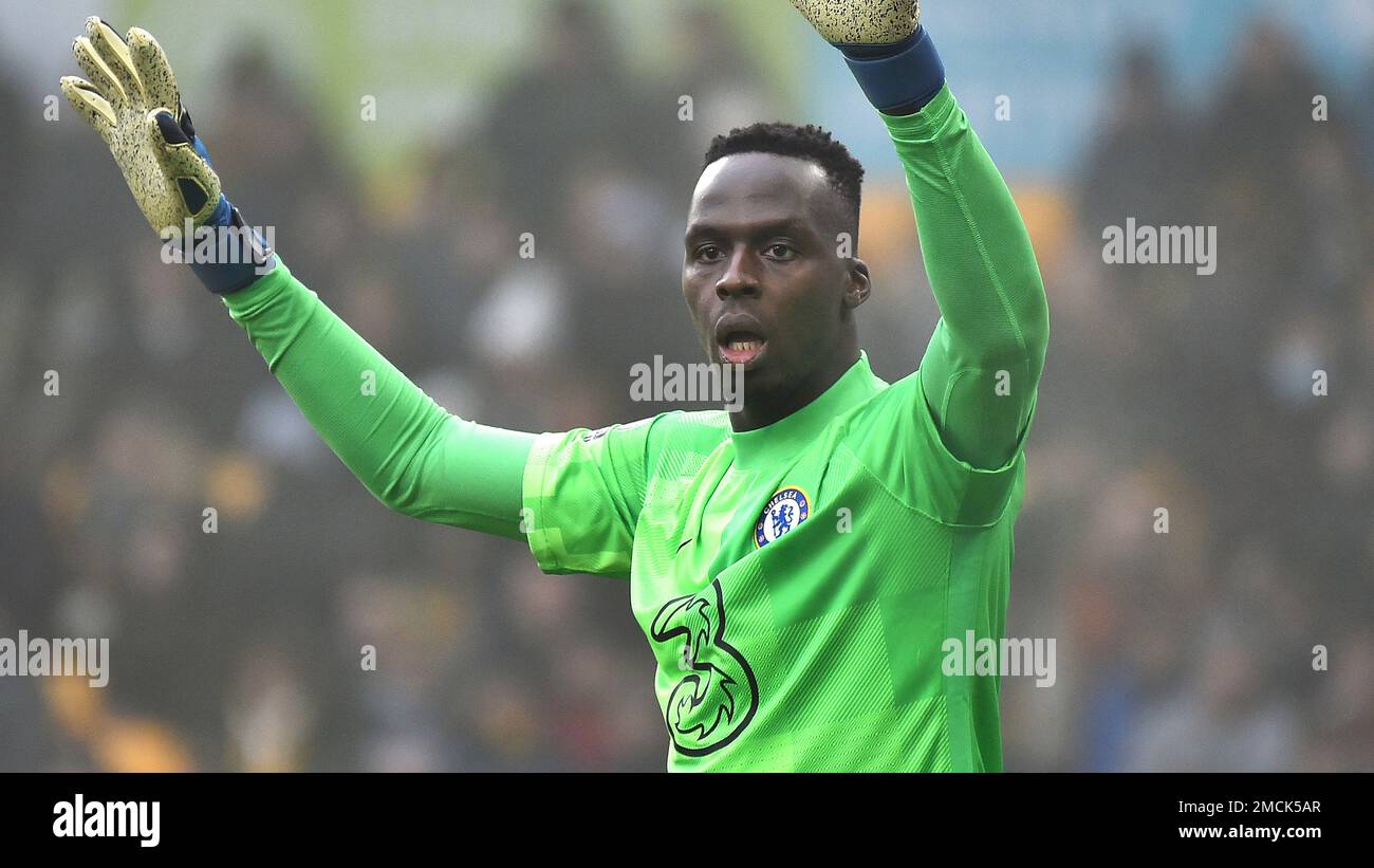 Chelsea's goalkeeper Edouard Mendy during the English Premier League ...