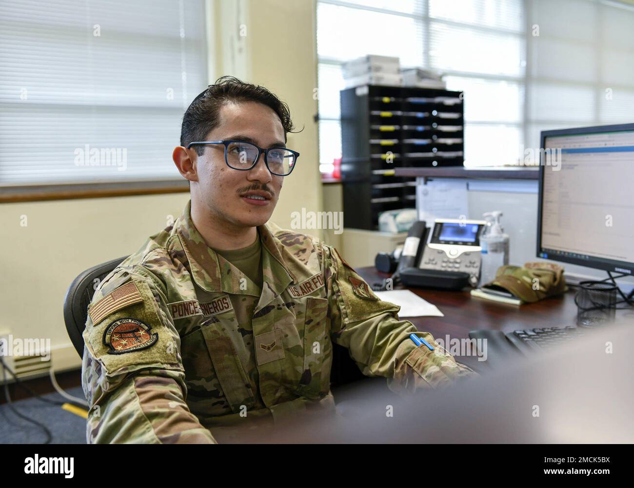 U.S. Air Force Airman 1st Class Bryan Ponce-Cisneros, 18th Comptroller ...