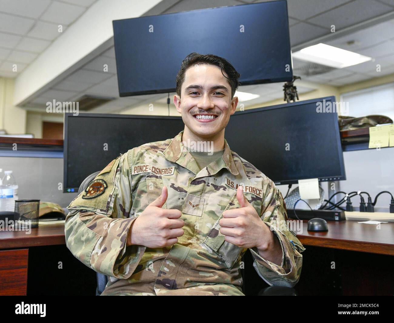 U.S. Air Force Airman 1st Class Bryan Ponce-Cisneros, 18th Comptroller ...