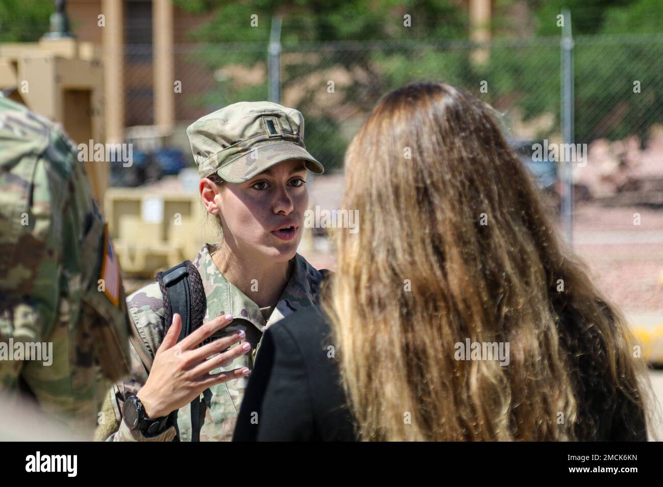1st Lt. Jennifer Harrell, a military intelligence officer assigned to ...