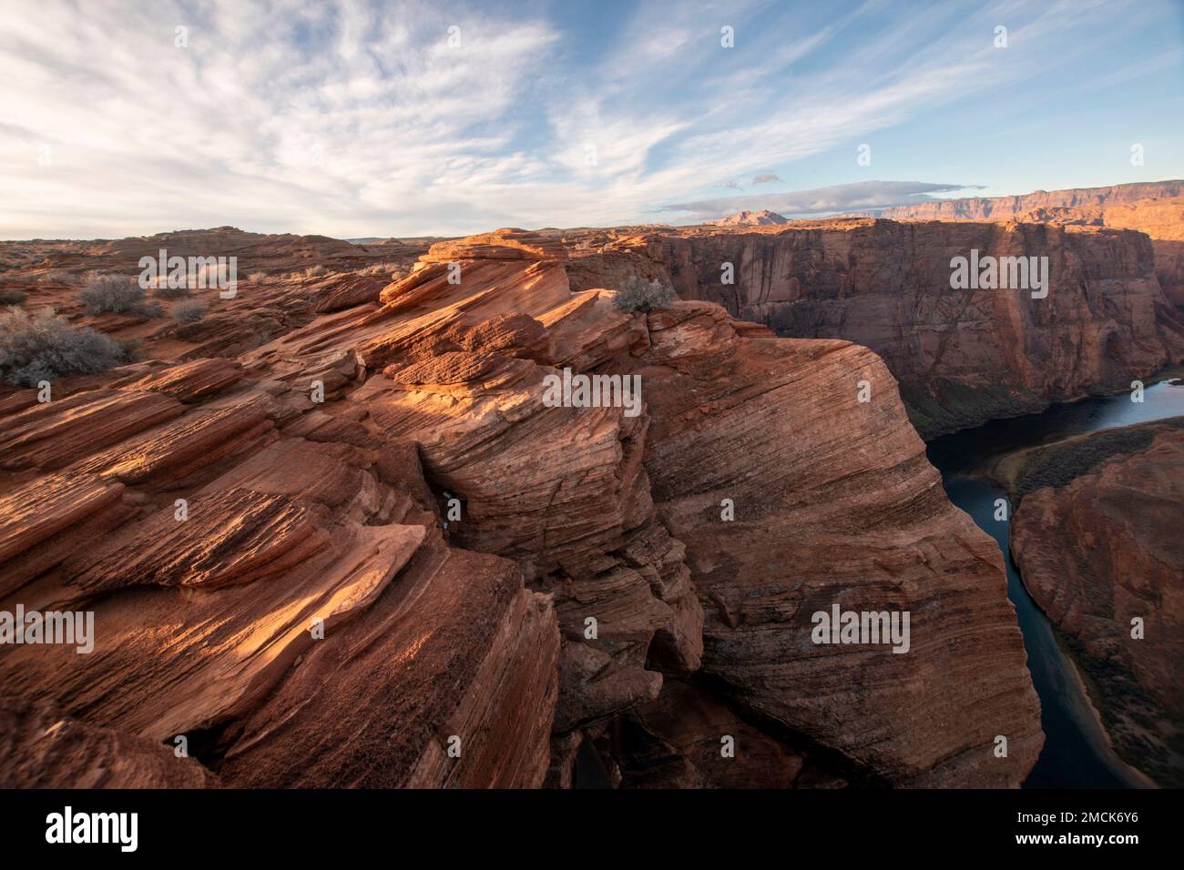 Horseshoe Bend is a famous stretch of the Colorado River near the city ...