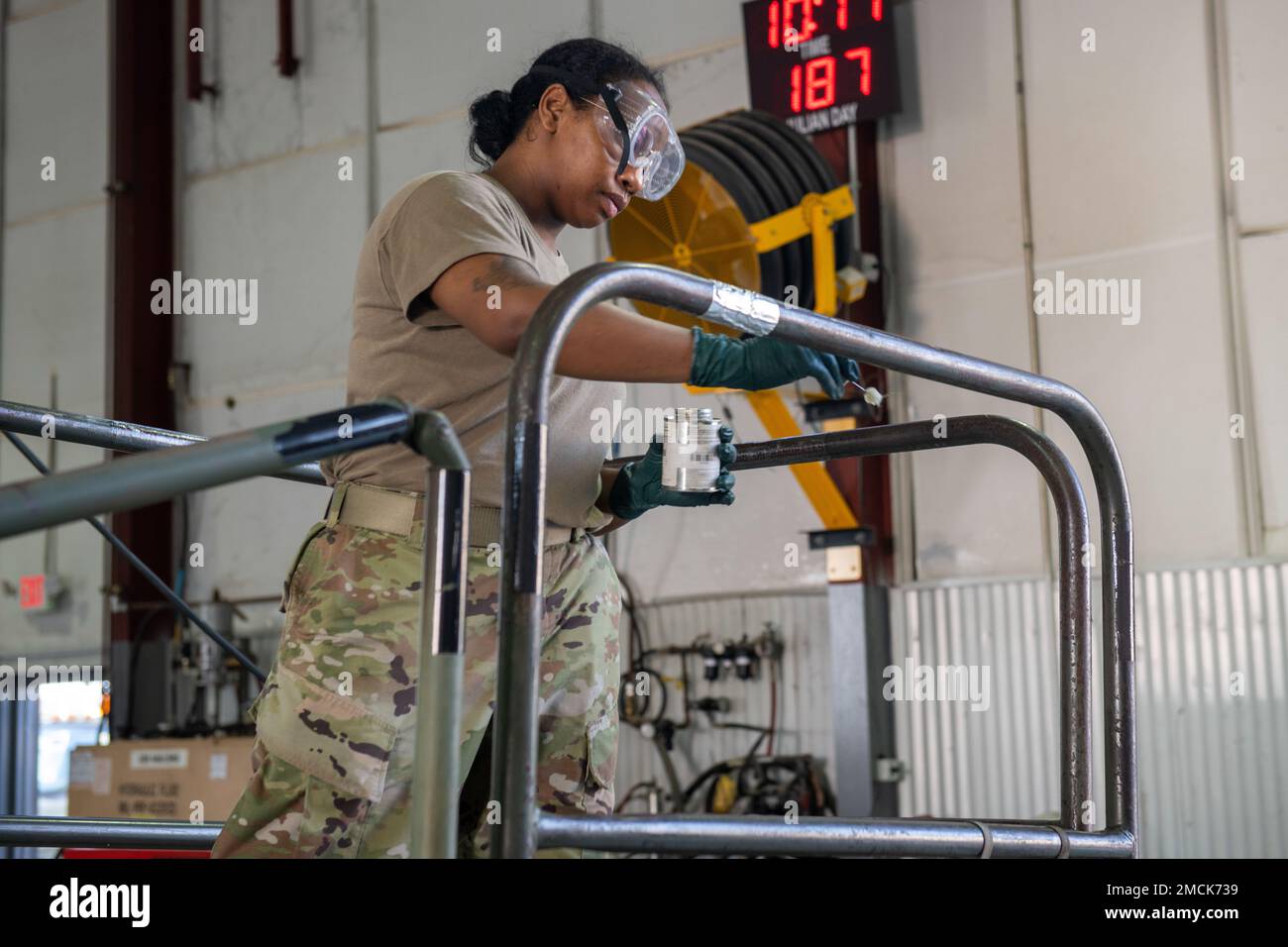 U.S. Air Force Senior Airman Naris Muenrit, 512th Maintenance Squadron ...
