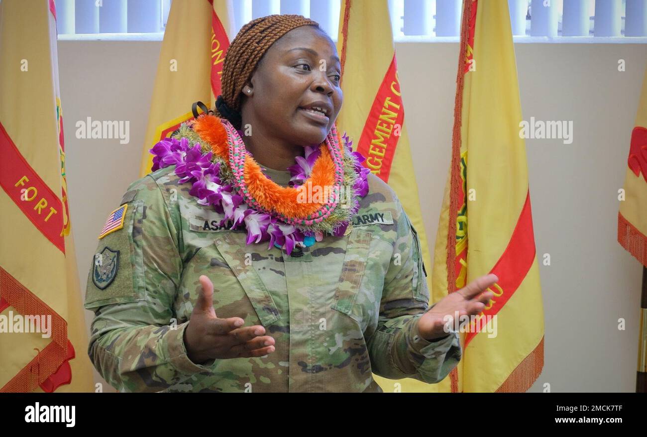 Master Sgt. Herinah Asaah, the religious support noncommissioned ...