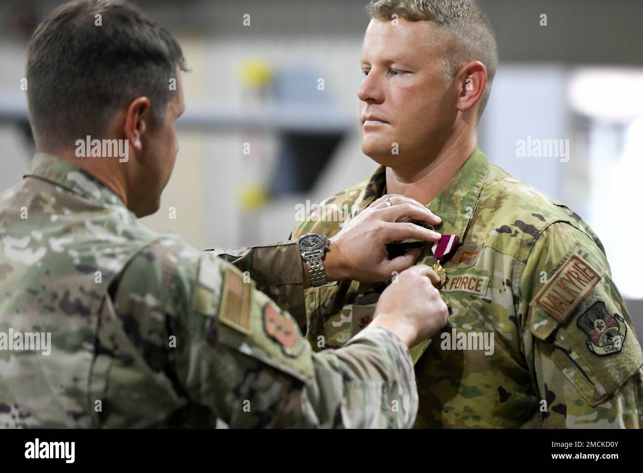 (From left) Brig. Gen. David Lopez, the commander of the 380th Air ...