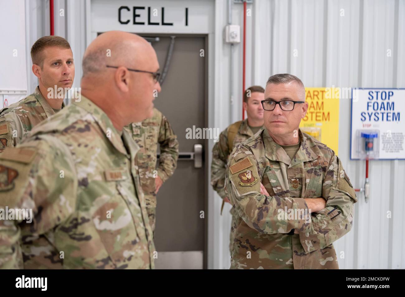 U.S. Air Force Chief Master Sgt. Mikael Sundin, 1st Air Force Command ...