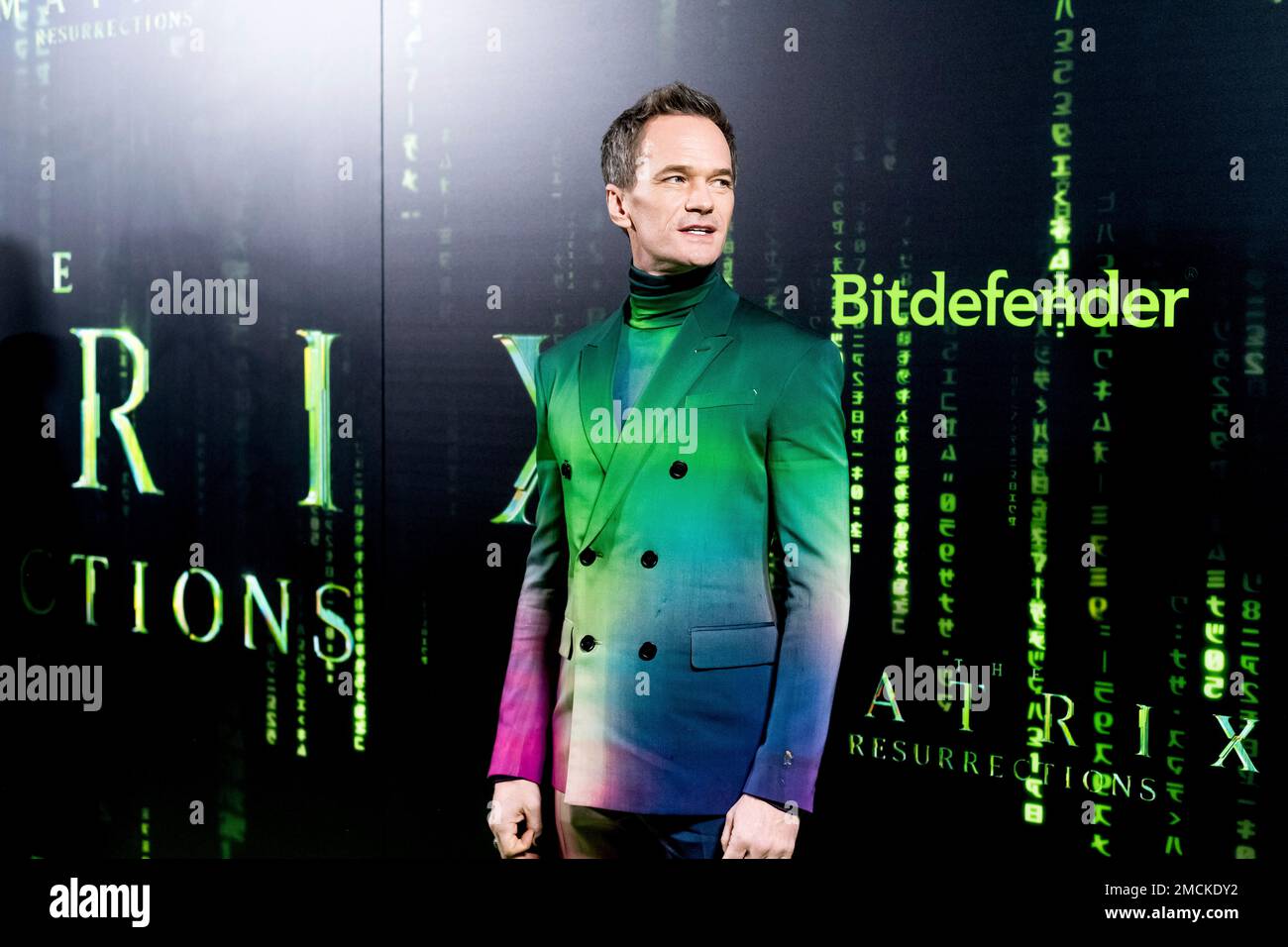 Neil Patrick Harris arrives at the premiere of "The Matrix ...