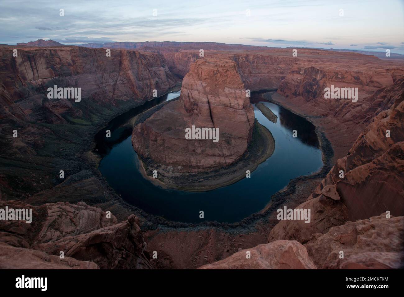 Horseshoe Bend is a famous stretch of the Colorado River near the city ...